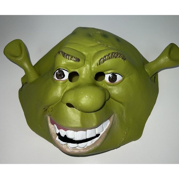 Dreamworks | Other | Dreamworks Shrek Latex Face Mask Adult Size ...
